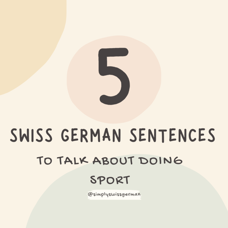 SIMPLY SWISS GERMAN – Learn Swiss German & get to know Switzerland